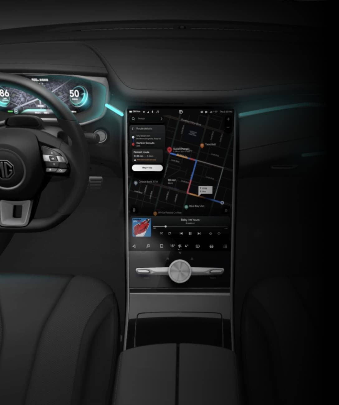 SAIC HMI design for MG Cars | Star Case Study